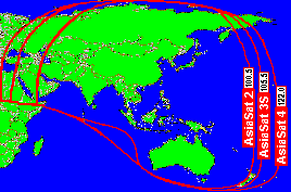 Satellite internet service providers in Asia / Pacific