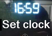 Adjust time clock or set time on Stoves oven.