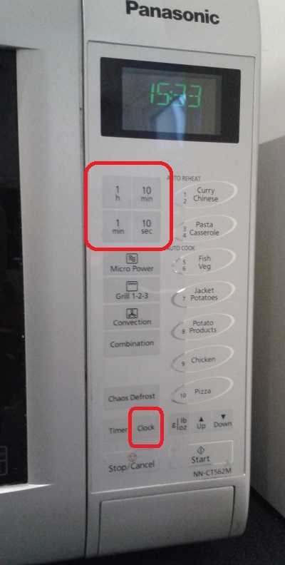 How To Change Clock On Microwave Hujaifa
